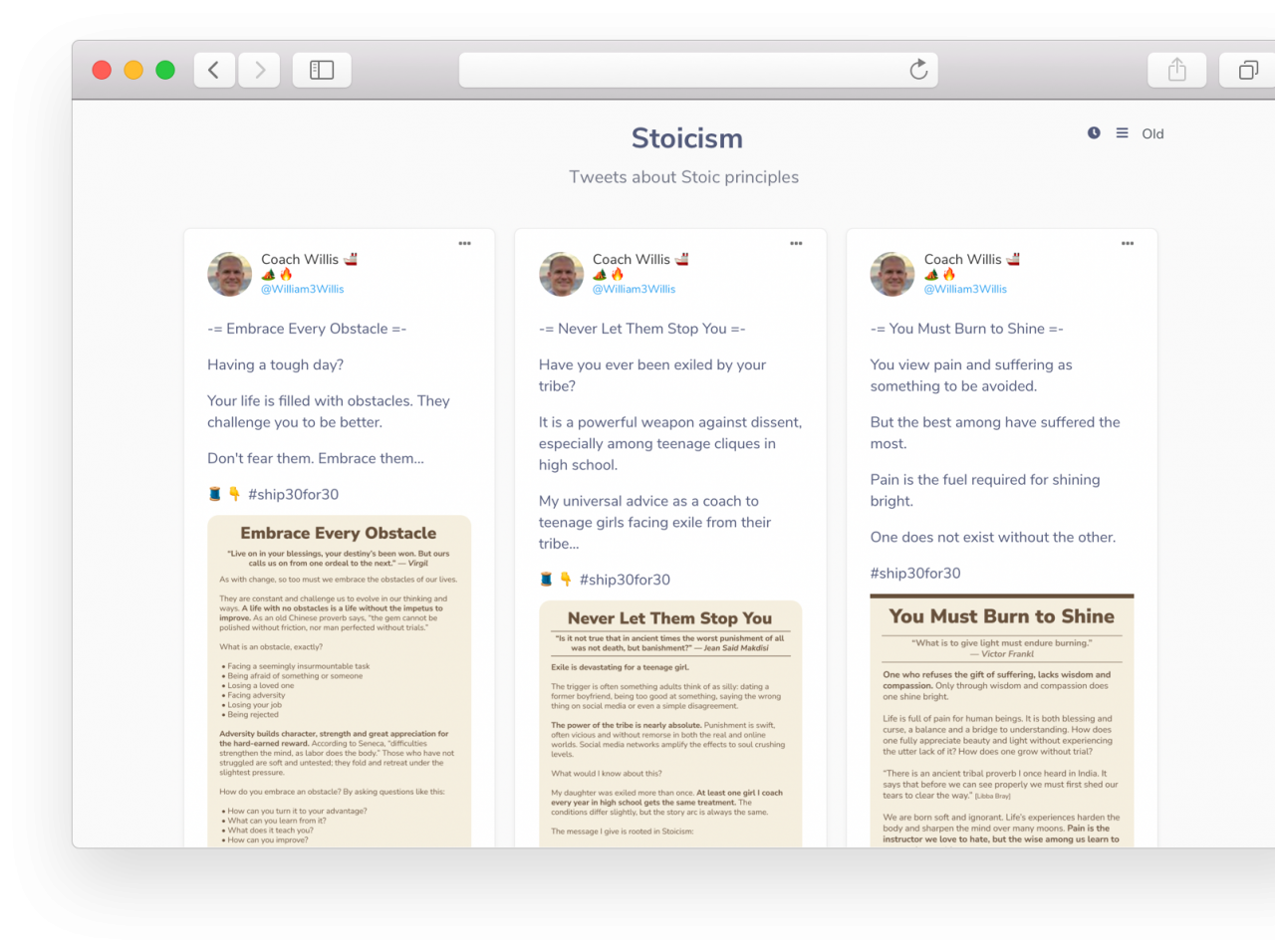 Ship 30 for 30 - Red Timeline