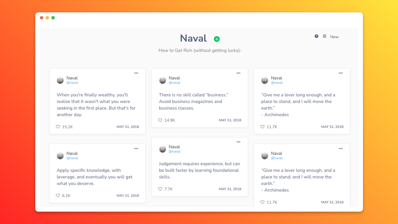 Curate Tweets & Social Posts on to a Beautiful Social Wall - Red Timeline